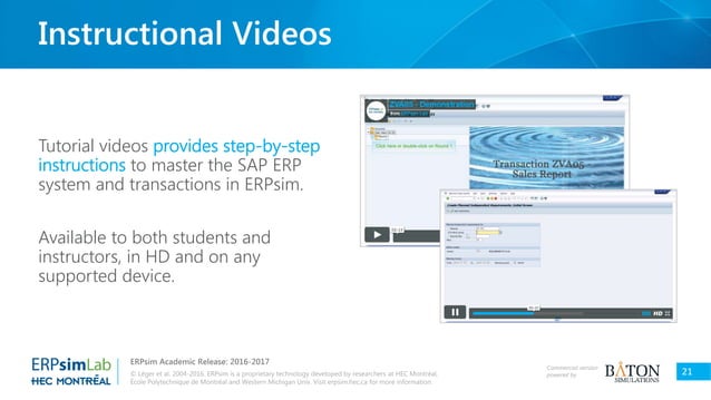 ERPsim: Simulation Games for Engaging ERP Education | PPTX | Computer ...