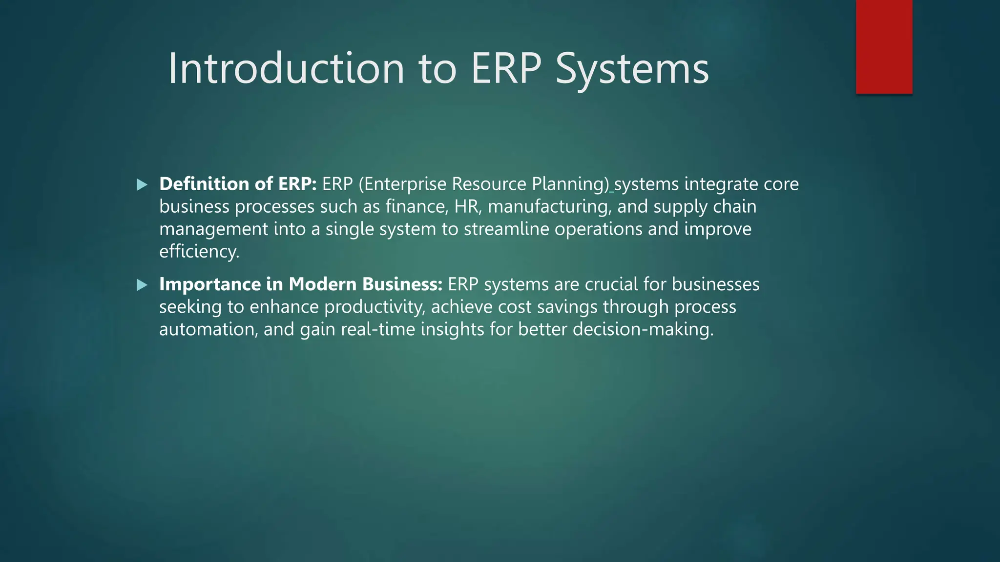 Introductory Things Related to ERP Systems.pptx