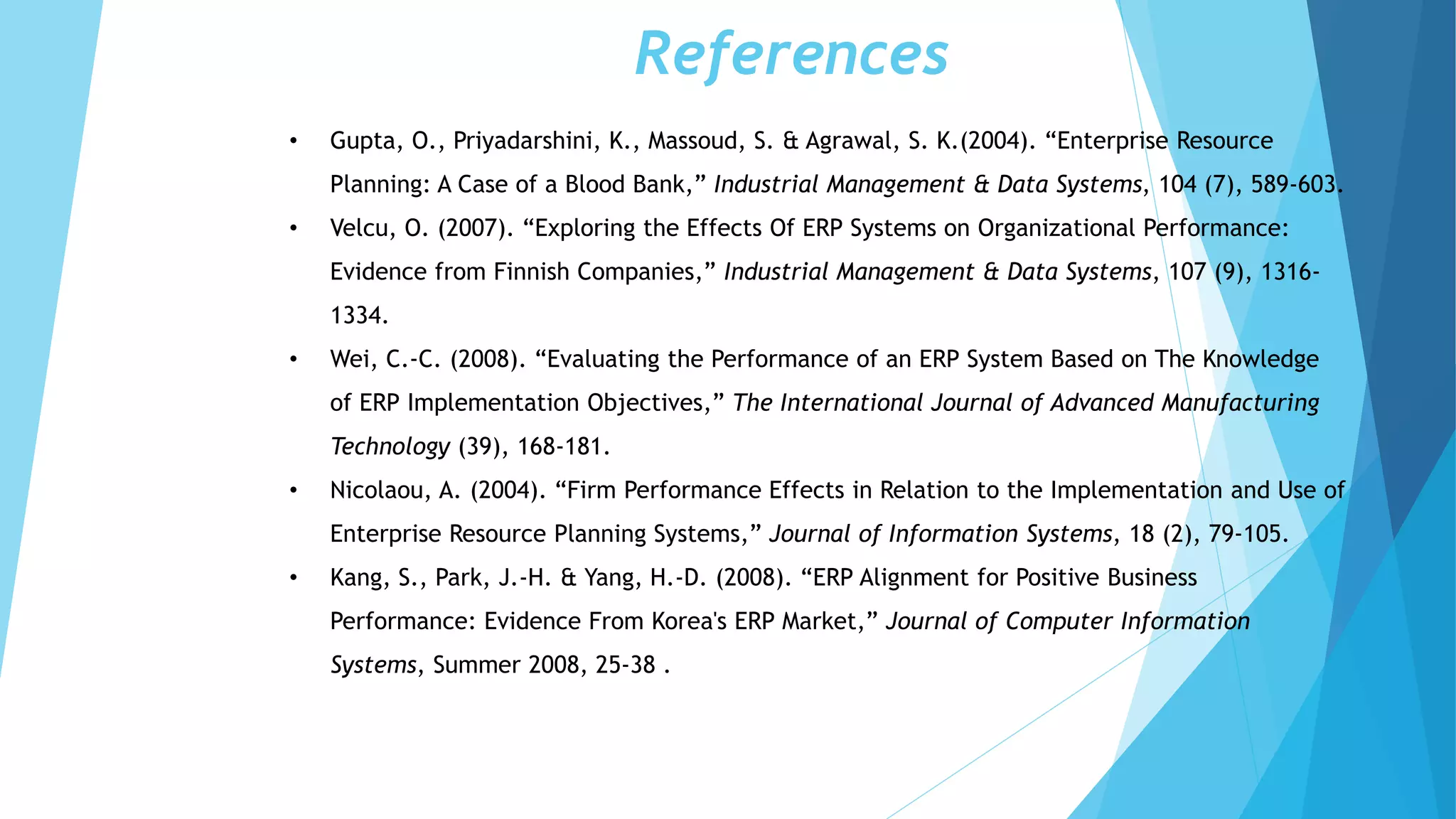 Introduction to ERP Systems | PDF