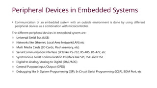 Introduction to Embedded system with its definition and applications | PPT