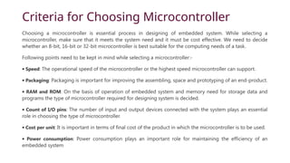 Introduction to Embedded system with its definition and applications | PPT
