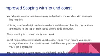 Introduction to es6 | PPTX