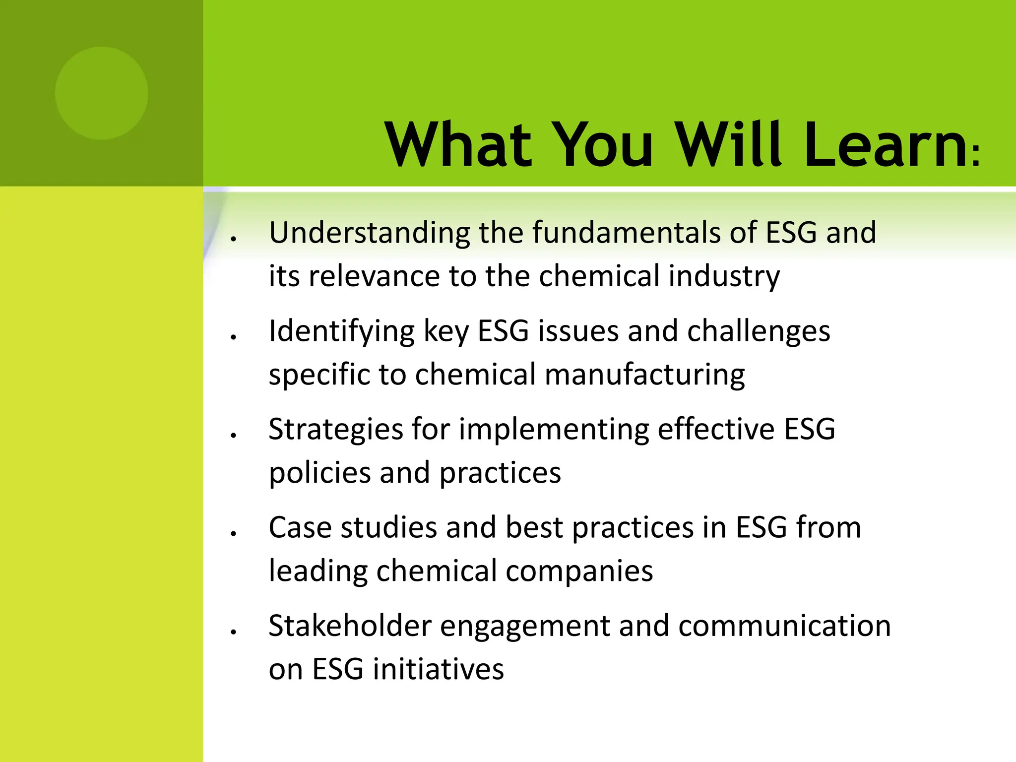 Introduction to ESG - Practices for the Chemical Industry.pptx