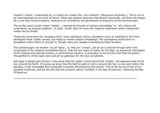 ~~ Introduction to esoteric astrology ~~ | PPT