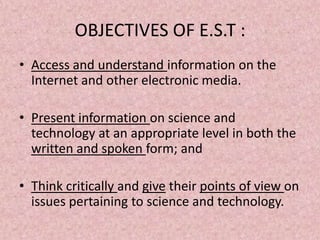 Introduction to est | PPTX