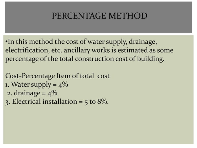 Introduction to estimation | PPTX | Civil Engineering Industry | Industries