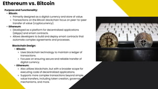 Understanding Ethereum: The Future of Blockchain Technology | PPT