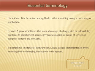Introduction to Ethical Hacking | PPTX