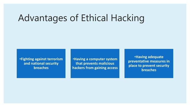 Introduction to ethical hacking | PPTX