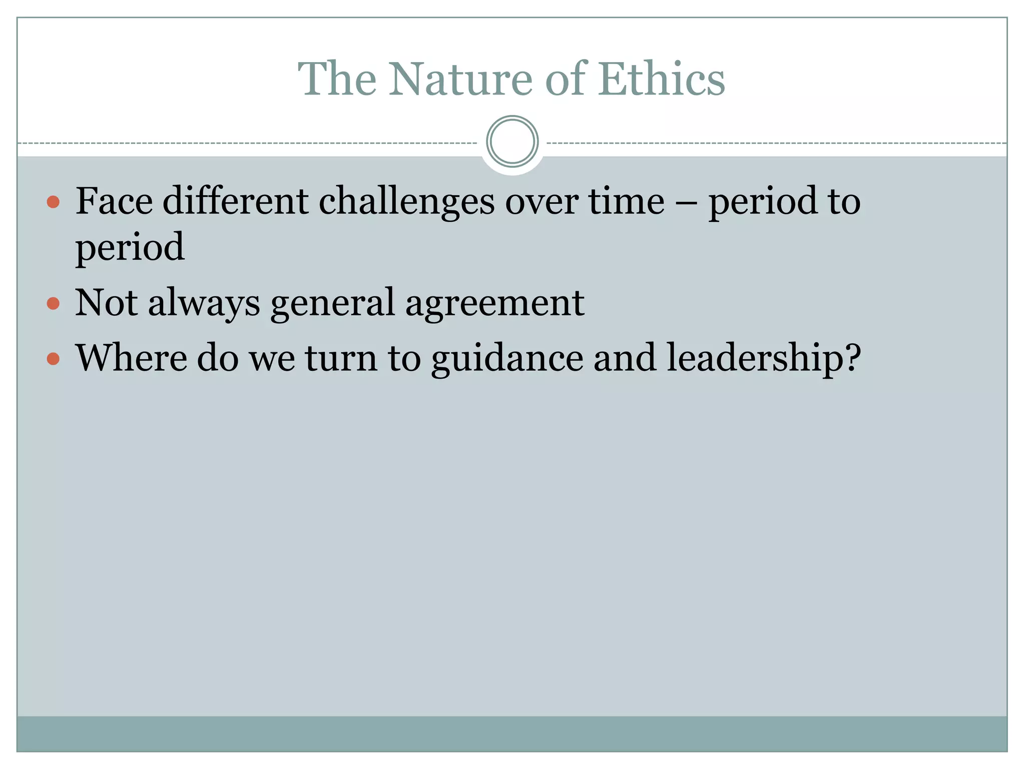Introduction to ethics | PPTX