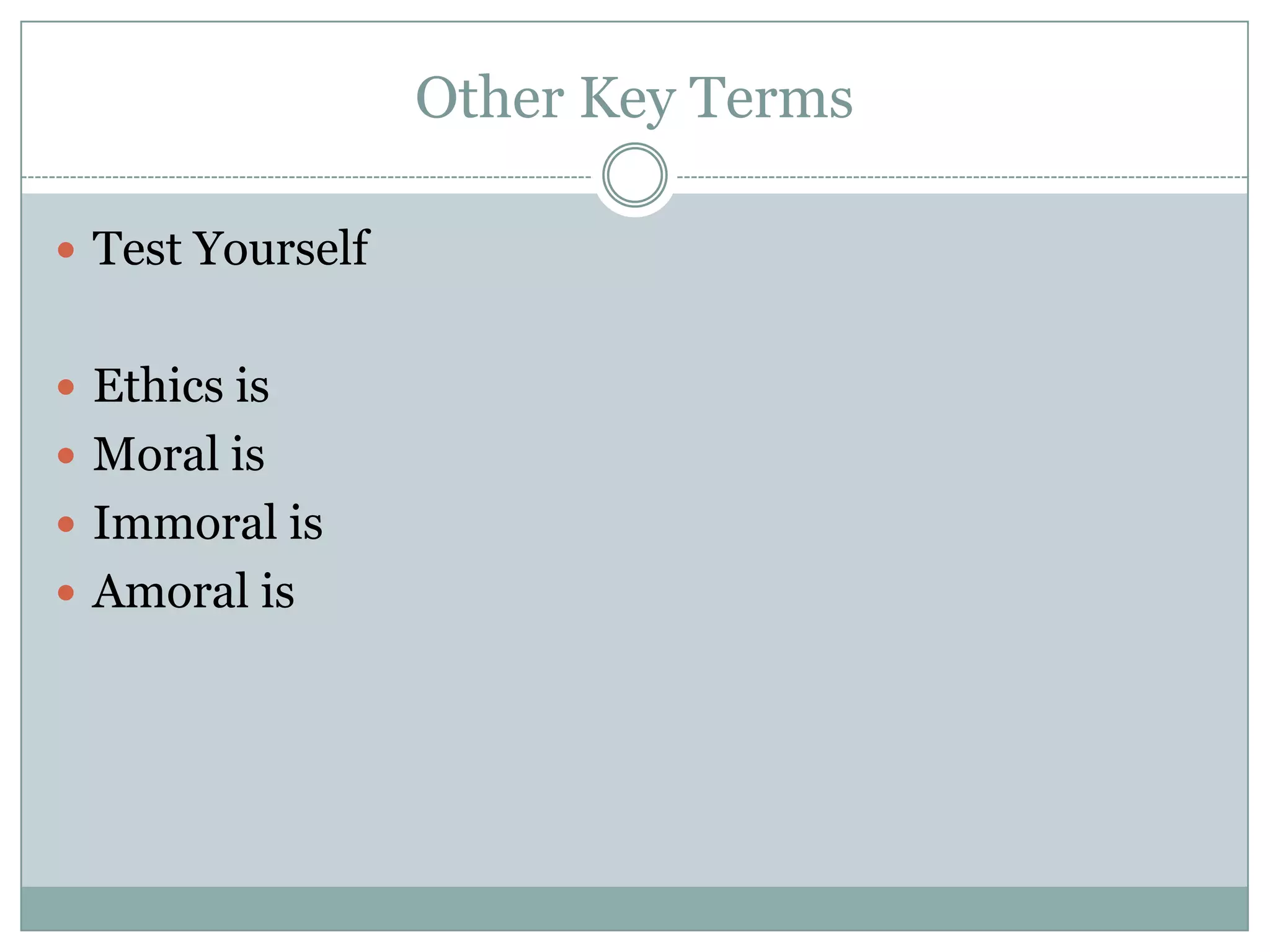 Introduction to ethics | PPTX