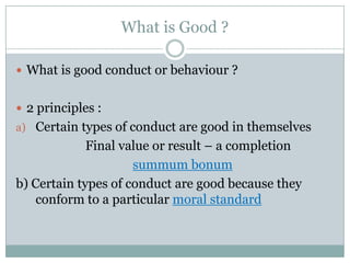 Introduction to ethics | PPTX