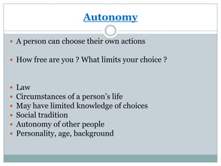 Introduction to ethics | PPTX
