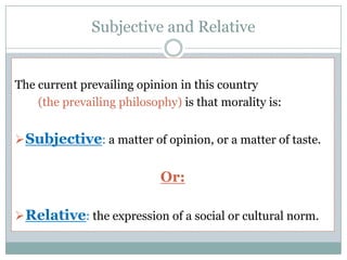 Introduction to ethics | PPTX