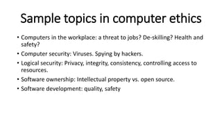 Introduction to ethics | PPTX