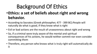 Introduction to ethics | PPTX