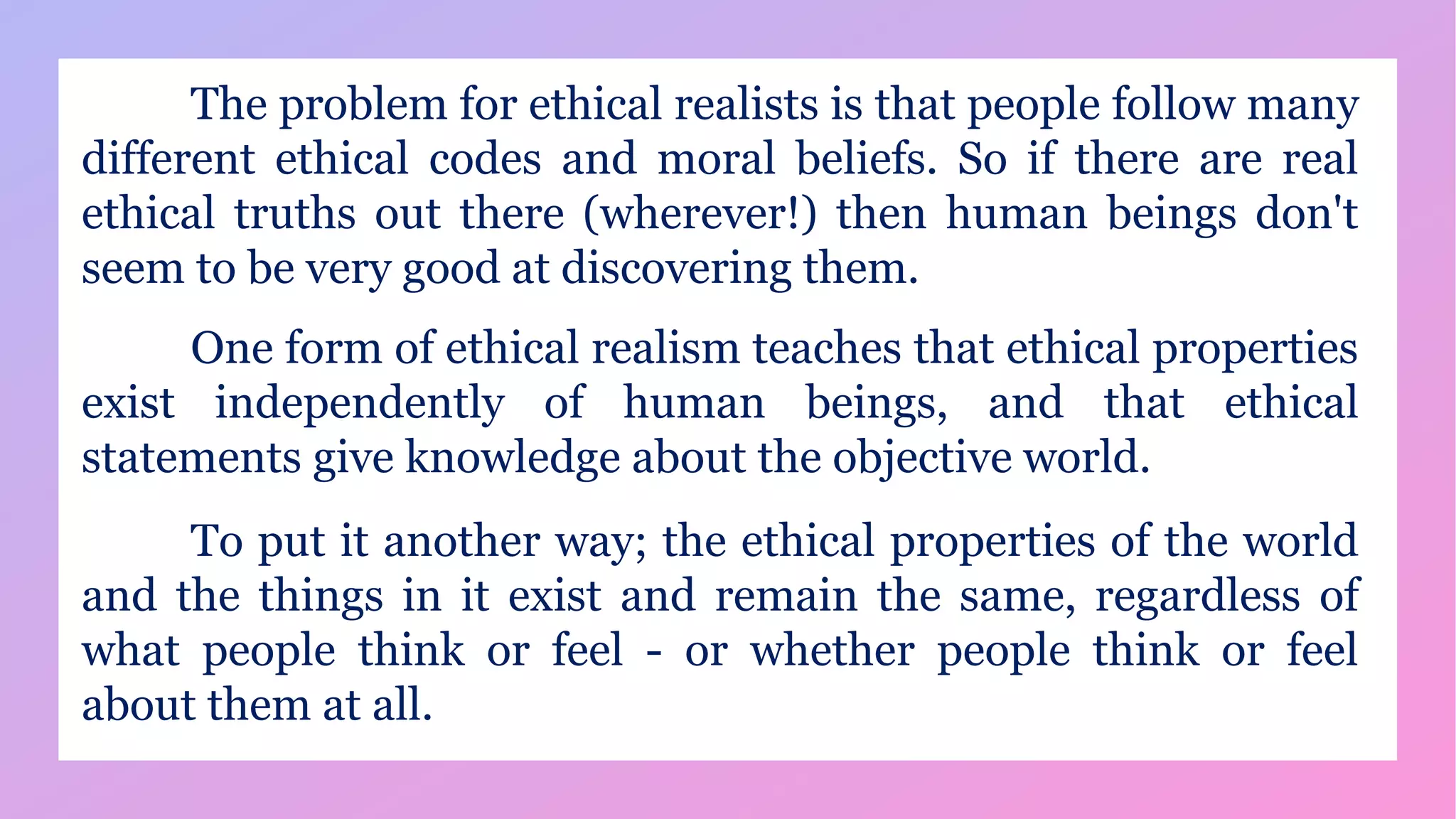 Introduction to ethics | PPTX