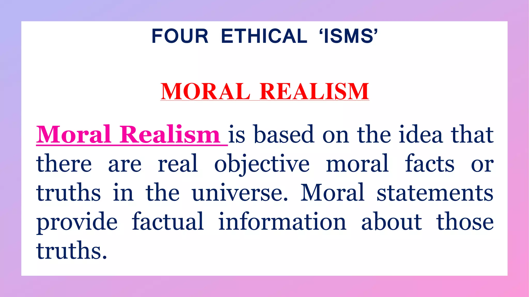 Introduction to ethics | PPTX