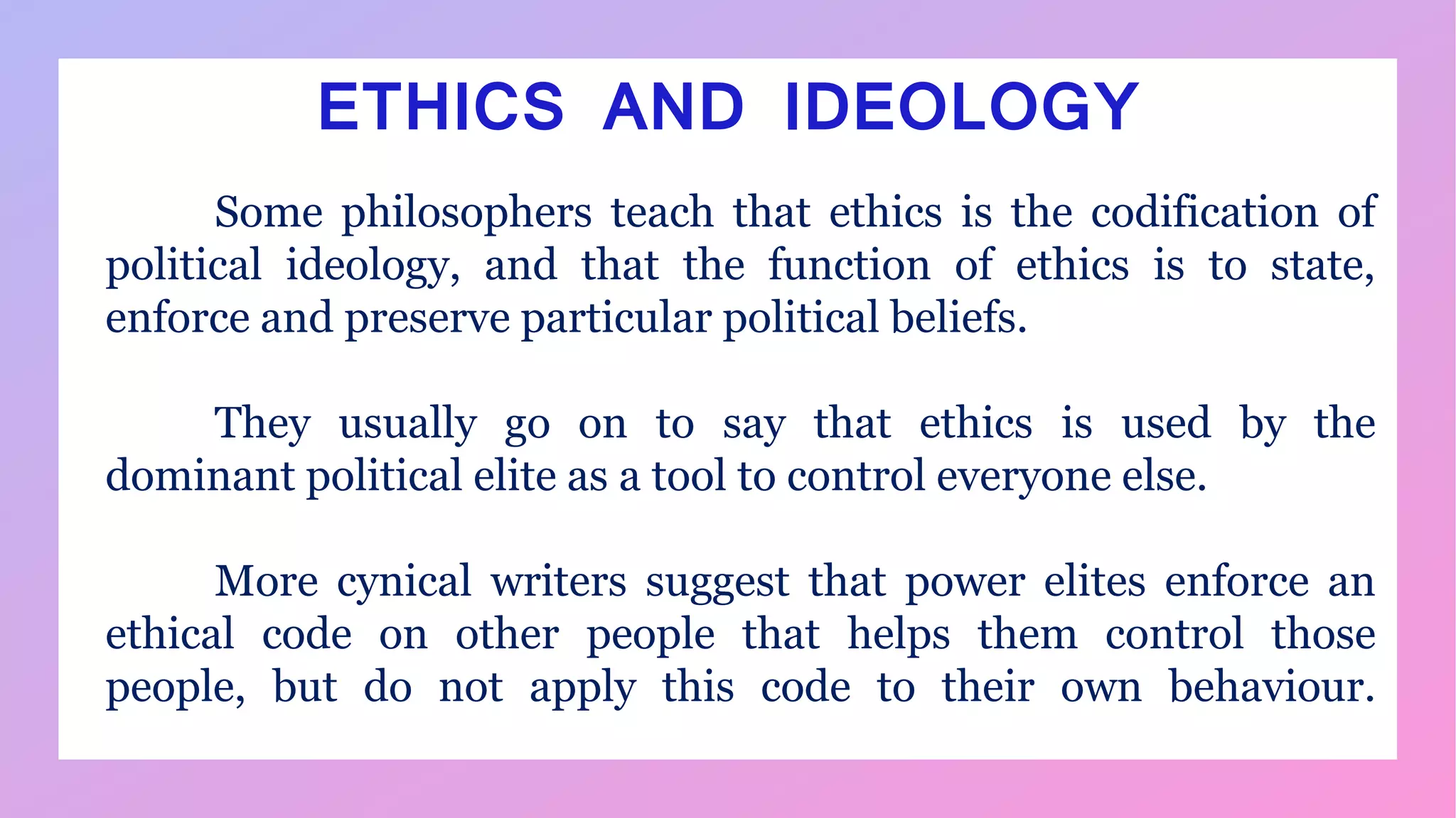 Introduction to ethics | PPTX