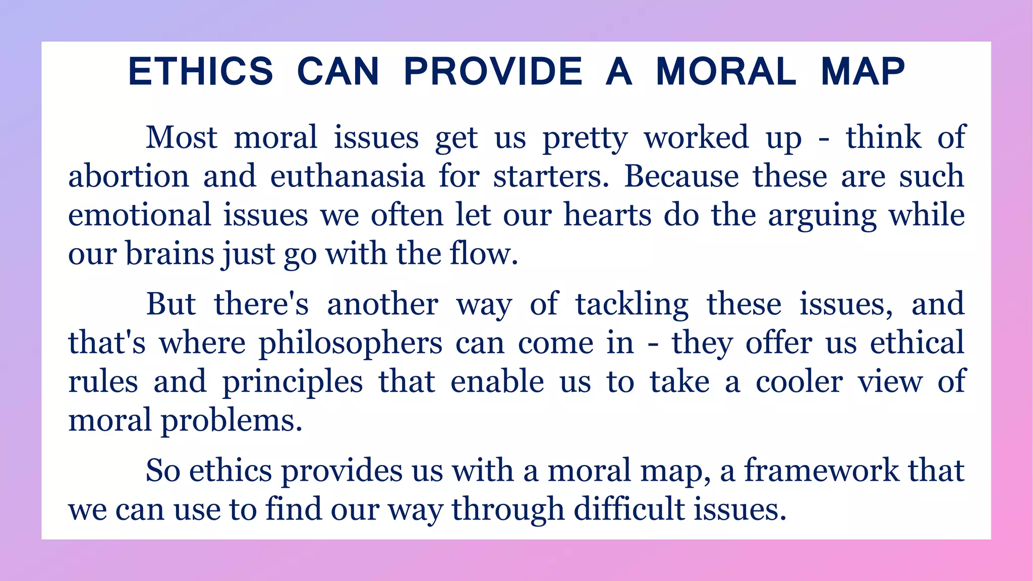 Introduction to ethics | PPTX