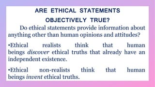 Introduction to ethics | PPTX