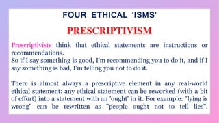 Introduction to ethics | PPTX