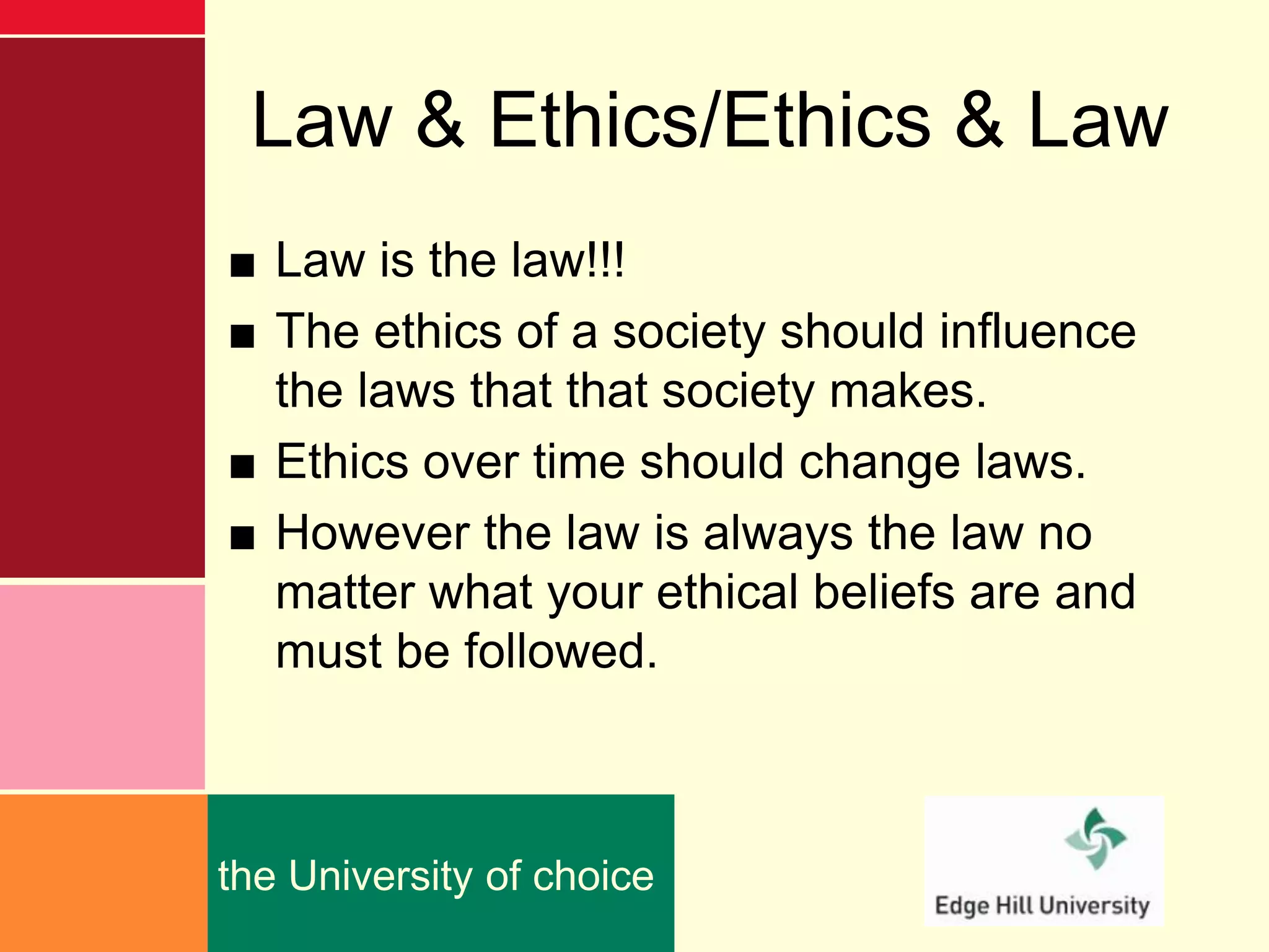 Introduction To Ethics & Ethical Principles | PPTX