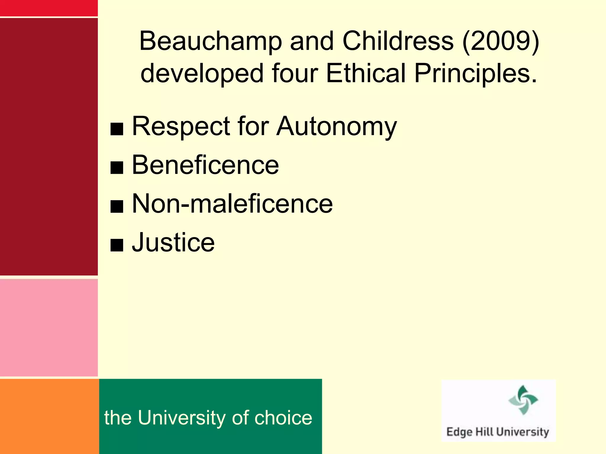 Introduction To Ethics & Ethical Principles | PPTX