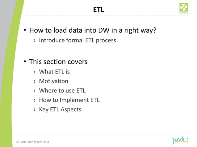 Introduction to ETL and Data Integration | PDF | Databases | Computer Software and Applications