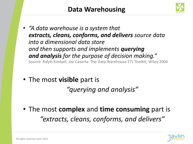 Introduction to ETL and Data Integration | PDF | Databases | Computer Software and Applications