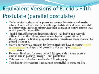 Introduction to euclid’s geometry | PPTX