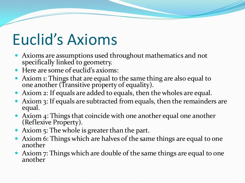 Introduction to euclid’s geometry