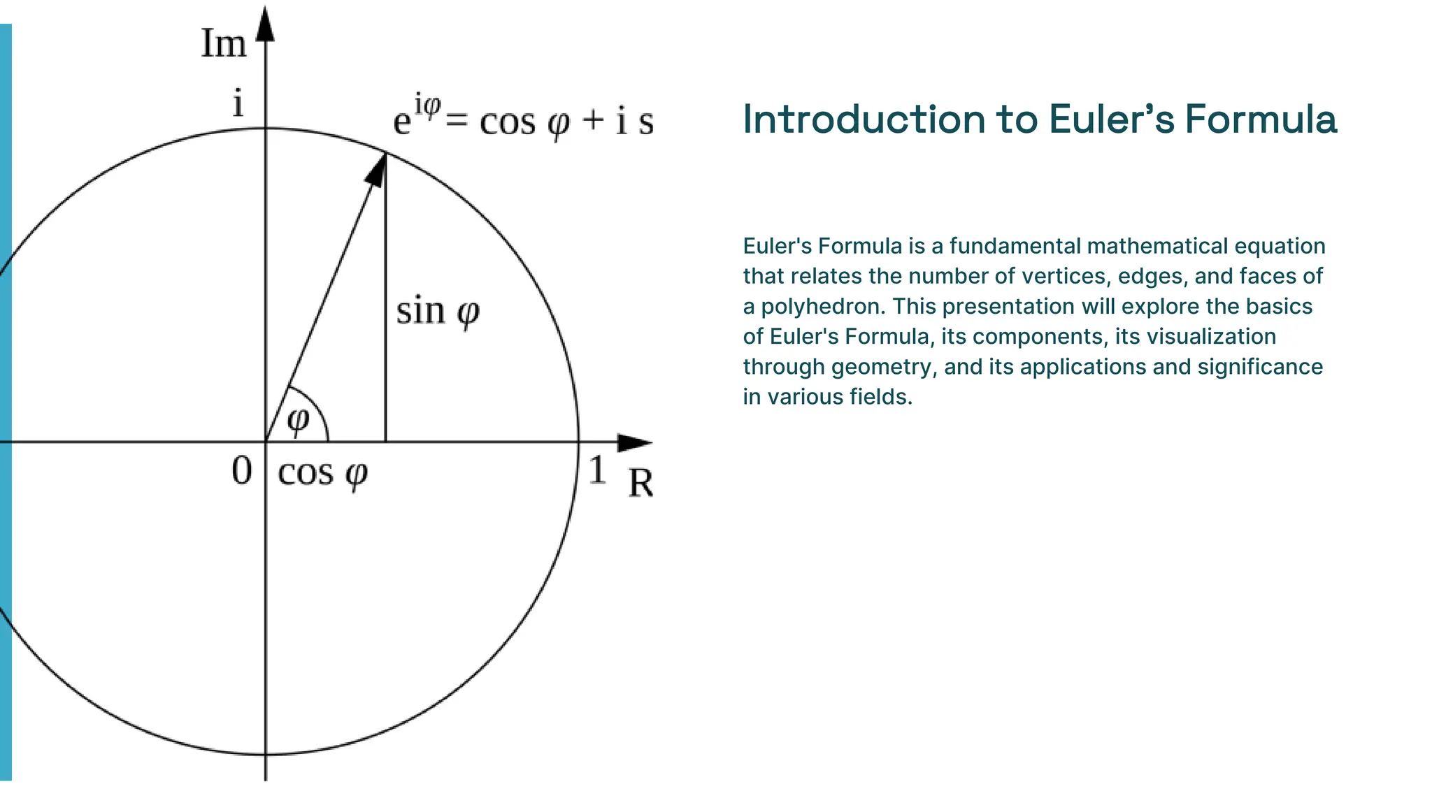 Introduction to Euler's Formula - Slideshow | PPTX