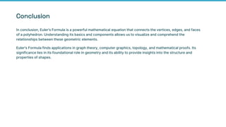 Introduction to Euler's Formula - Slideshow | PPTX
