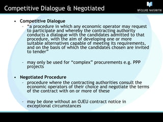 Introduction To EU Procurement Rules October 2011 | PPT