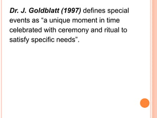 Introduction to event management | PPTX