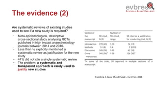 Introduction to evidence based research | PPTX