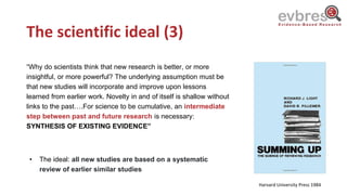 Introduction to evidence based research | PPTX