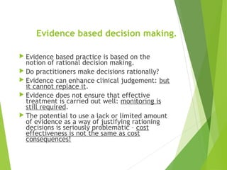 Introduction to evidence based practice | PPT