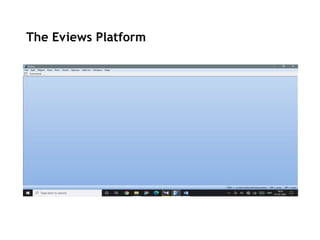 Introduction to Eviews.pptx