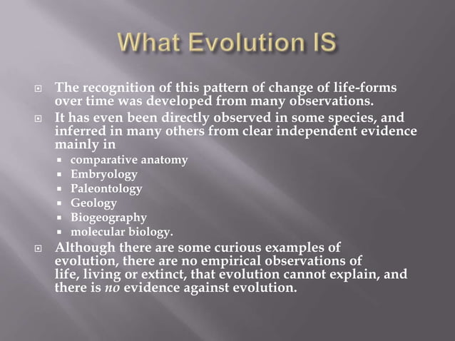 Introduction to evolution | PPTX