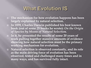 Introduction to evolution | PPTX