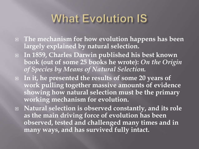 Introduction to evolution | PPTX