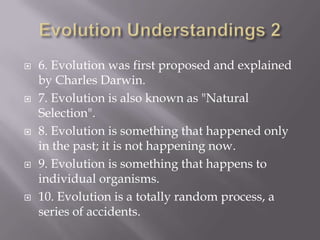 Introduction to evolution | PPTX