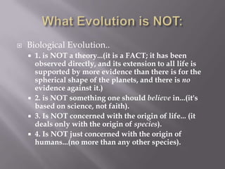 Introduction to evolution | PPTX