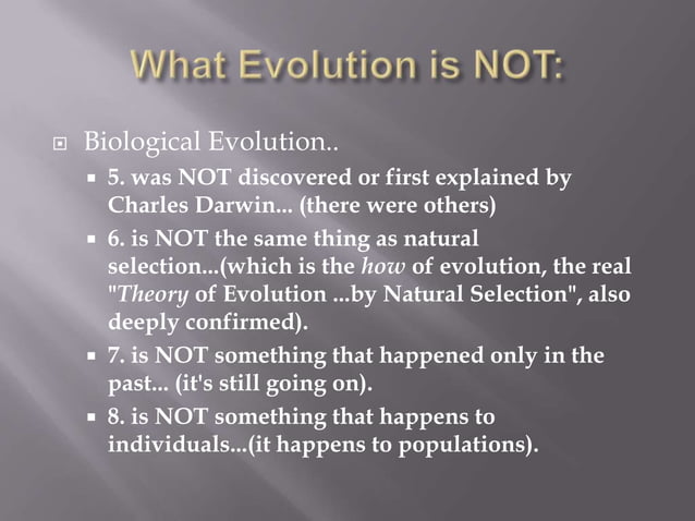 Introduction to evolution | PPTX