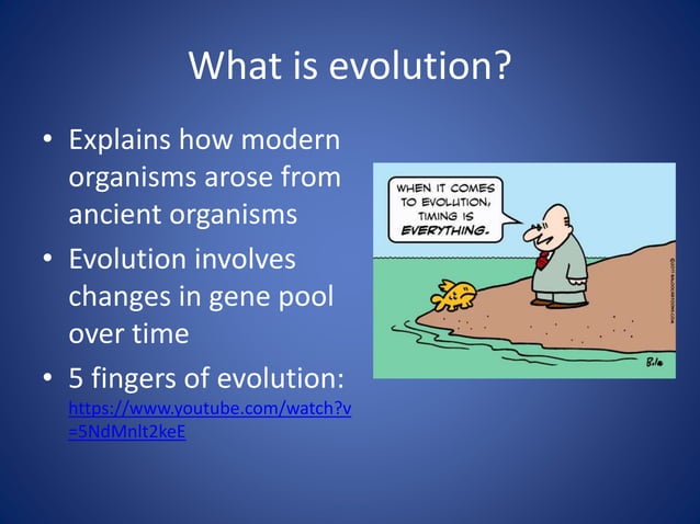 Introduction to evolution | PPTX