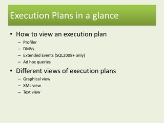 Introduction to execution plan analysis | PPTX