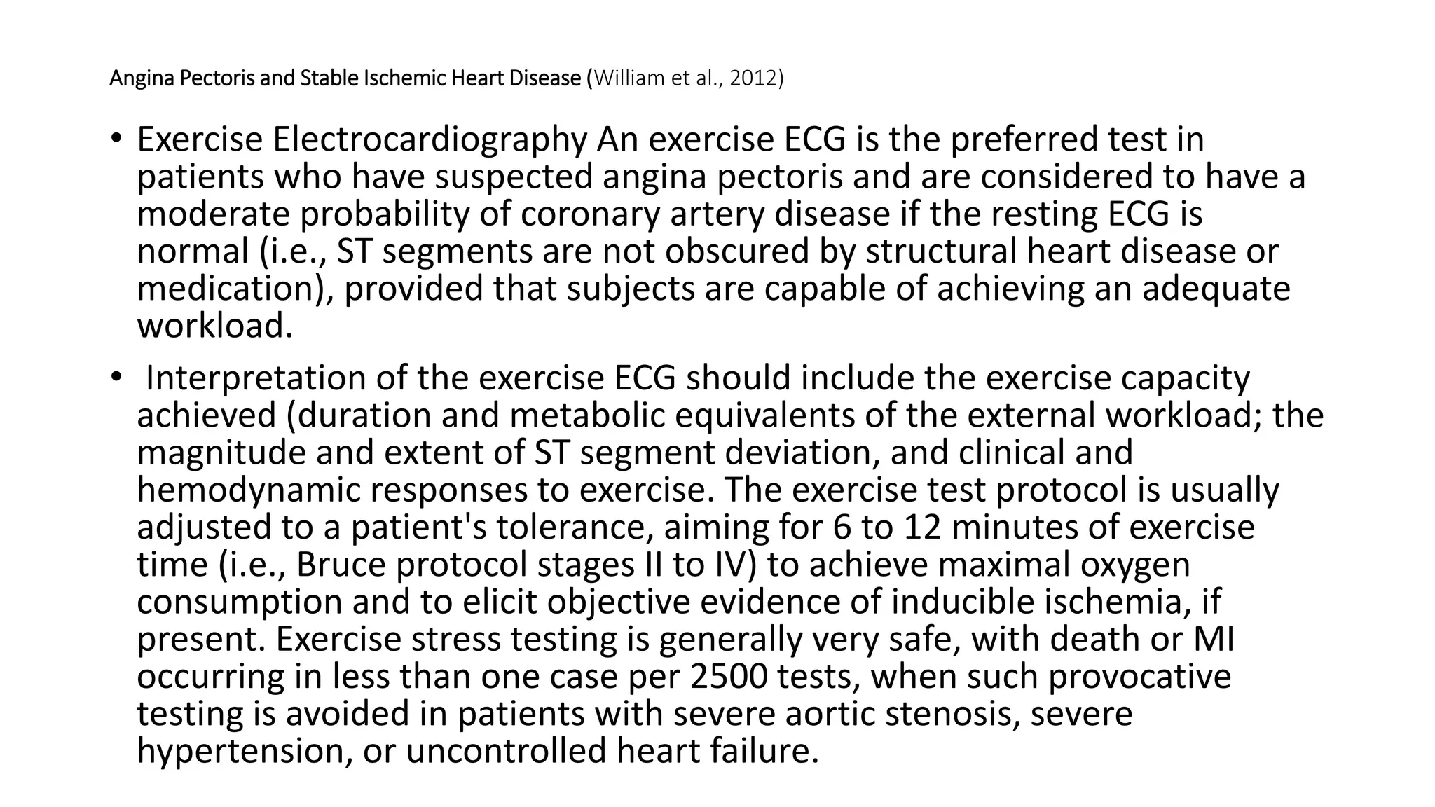 Introduction to exercise electrocardiography | PPTX