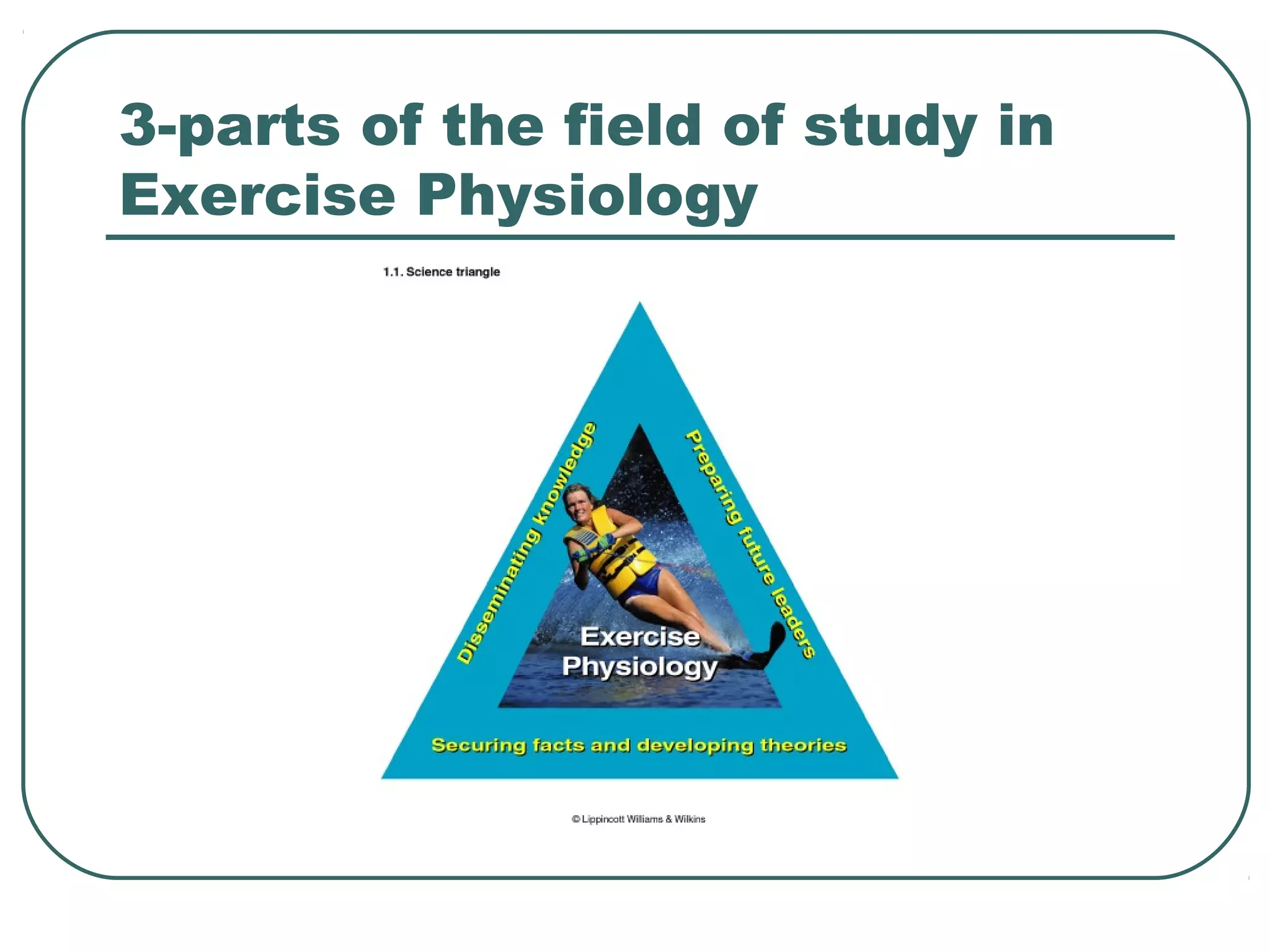 Introduction to exercise physiology | PPT
